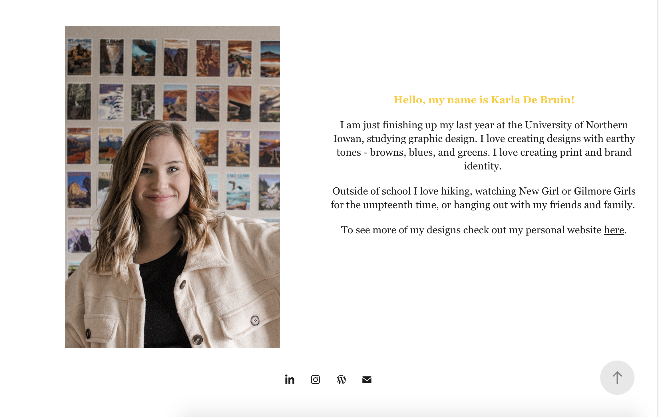 Projects in College – Karla Anne Design